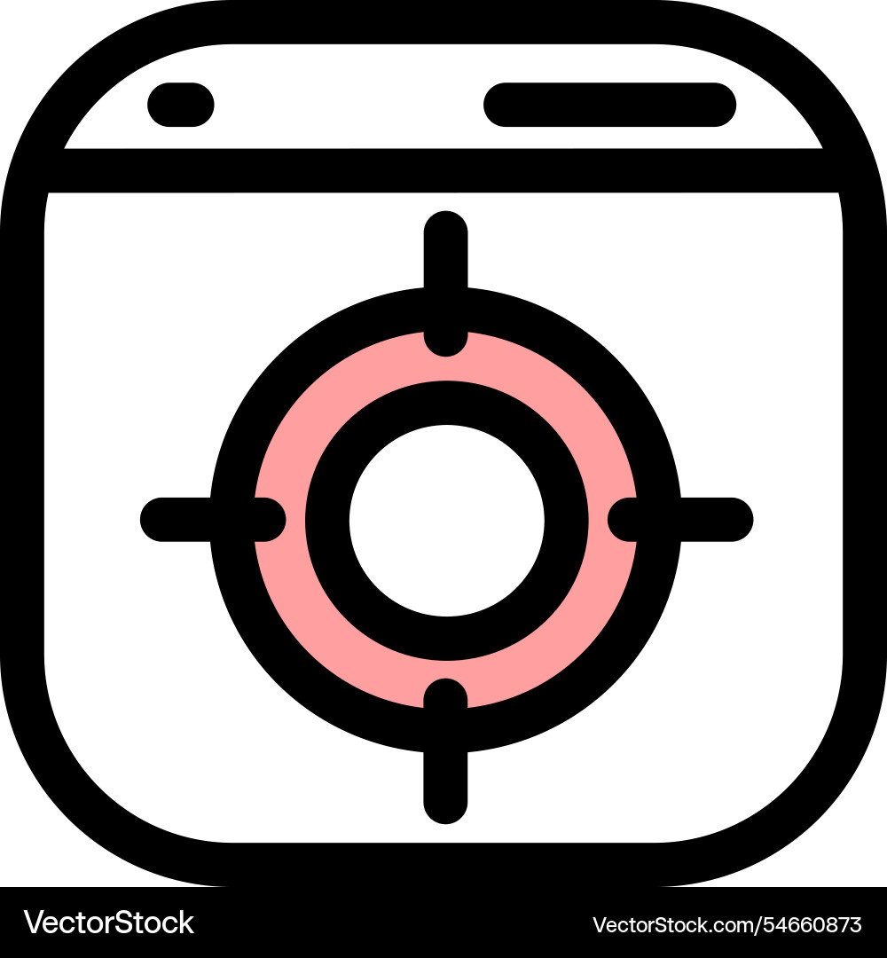 Target group - clean and modern ecommerce Vector Image