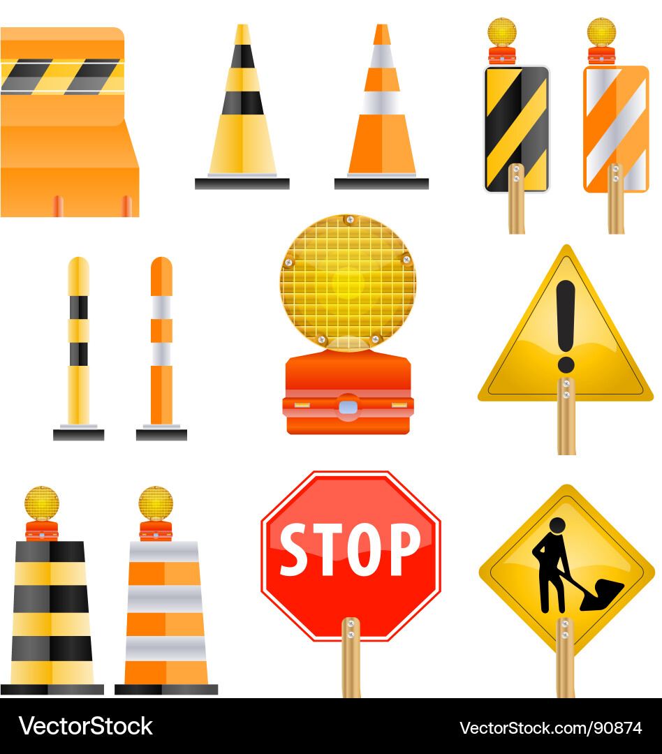 Construction elements Royalty Free Vector Image
