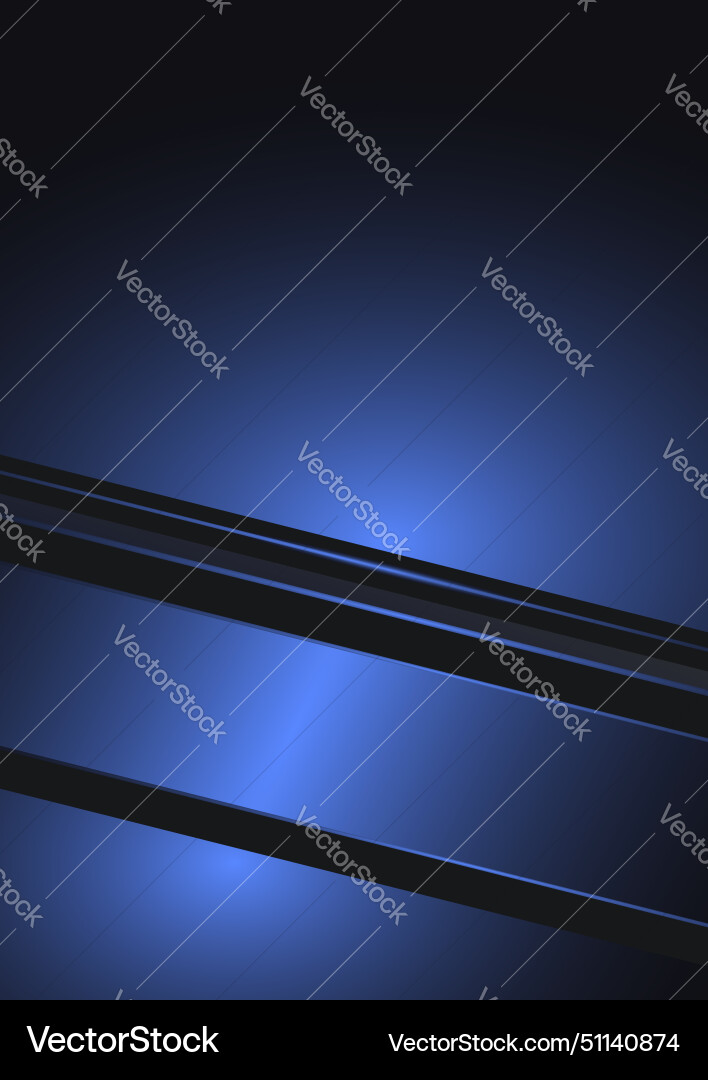 Dark blue abstract modern vertical background Vector Image