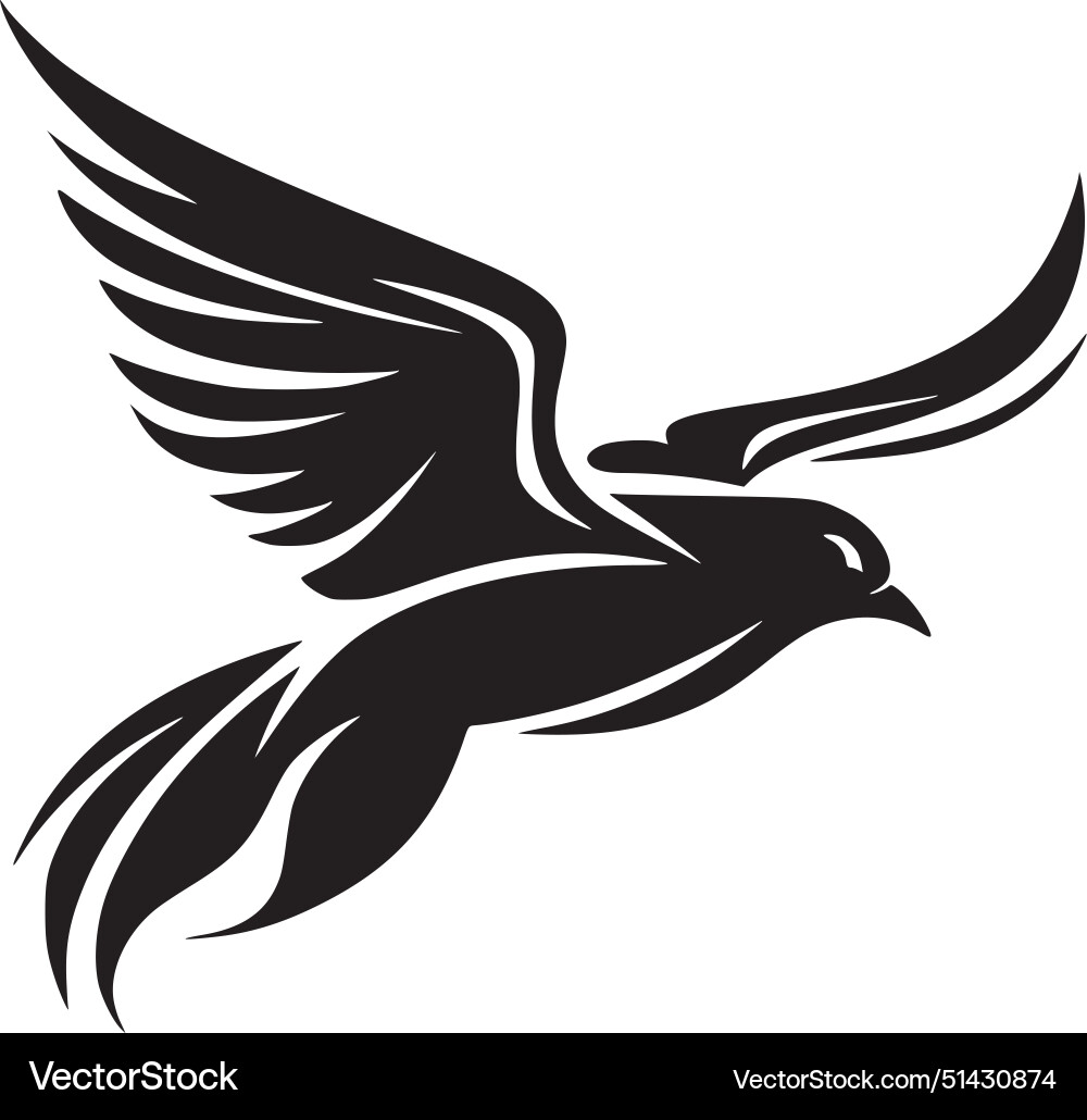 Dove bird - minimalist and flat logo Royalty Free Vector