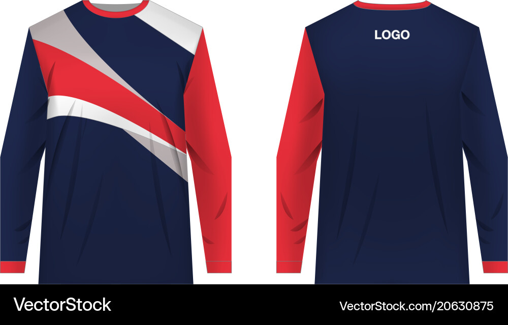 Jersey design sportwear Royalty Free Vector Image