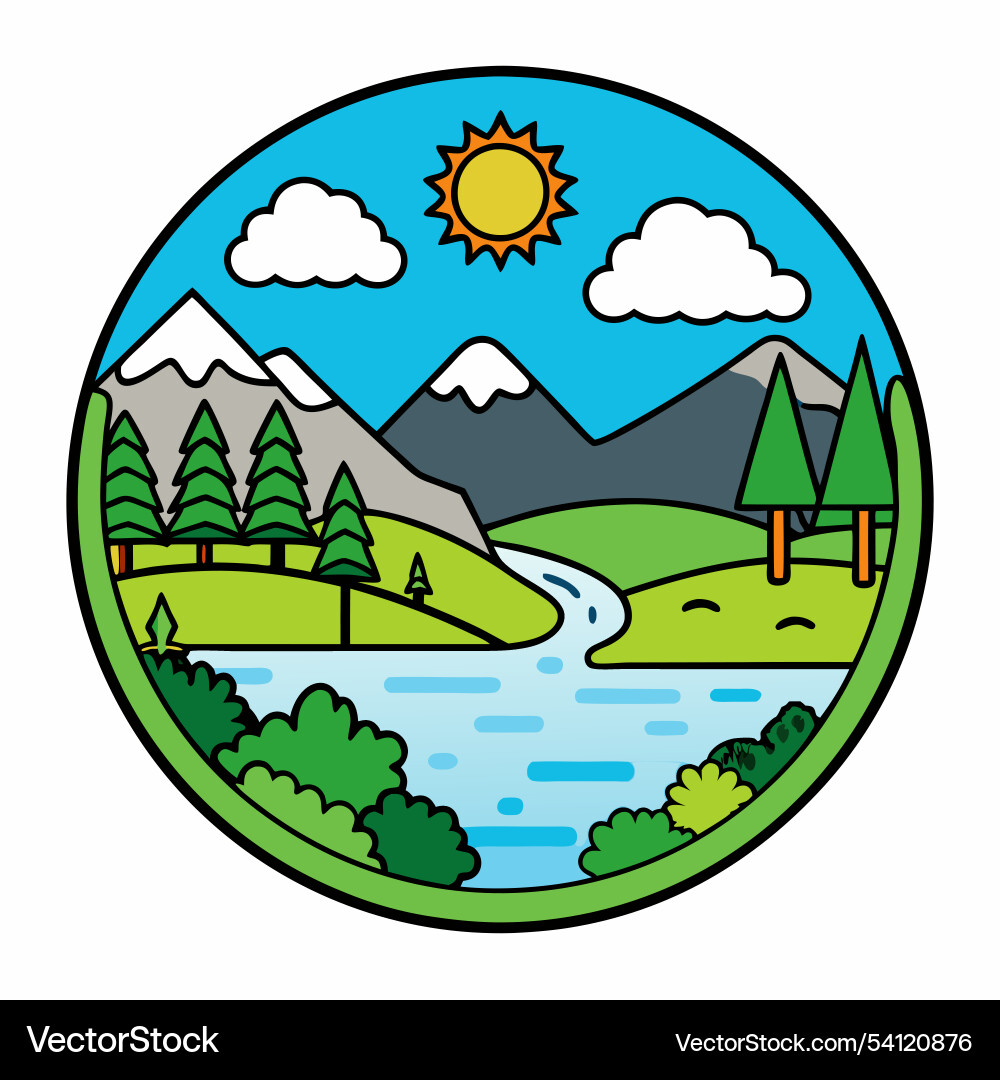 Nature-inspired Royalty Free Vector Image - VectorStock