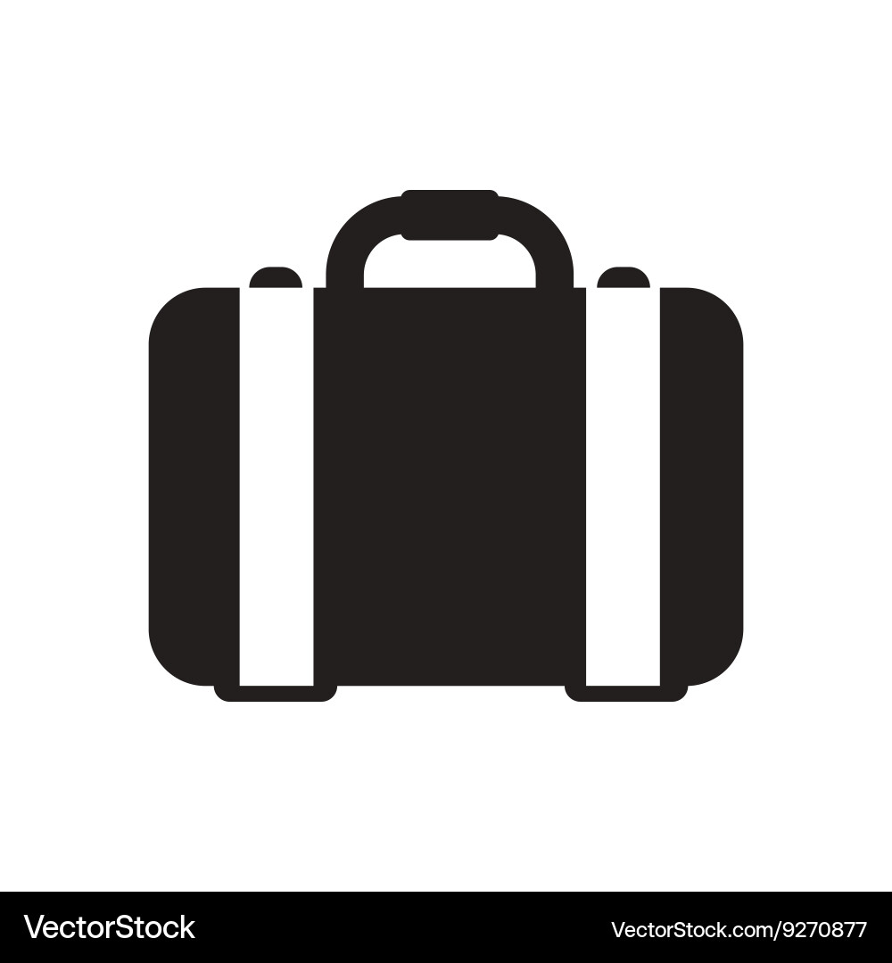 Business Suitcase Icon Royalty Free Vector Image