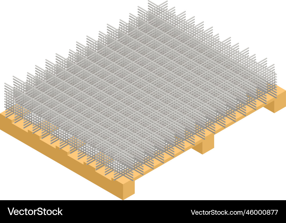 Construction materials slab composition Royalty Free Vector