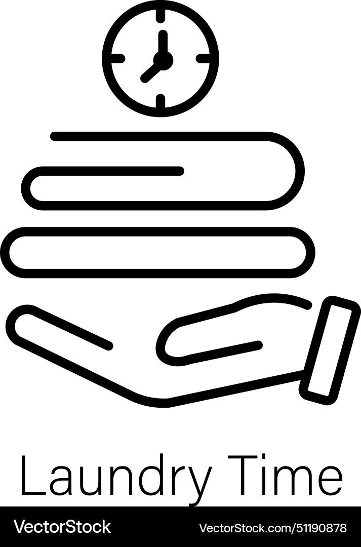 Laundry time Royalty Free Vector Image - VectorStock