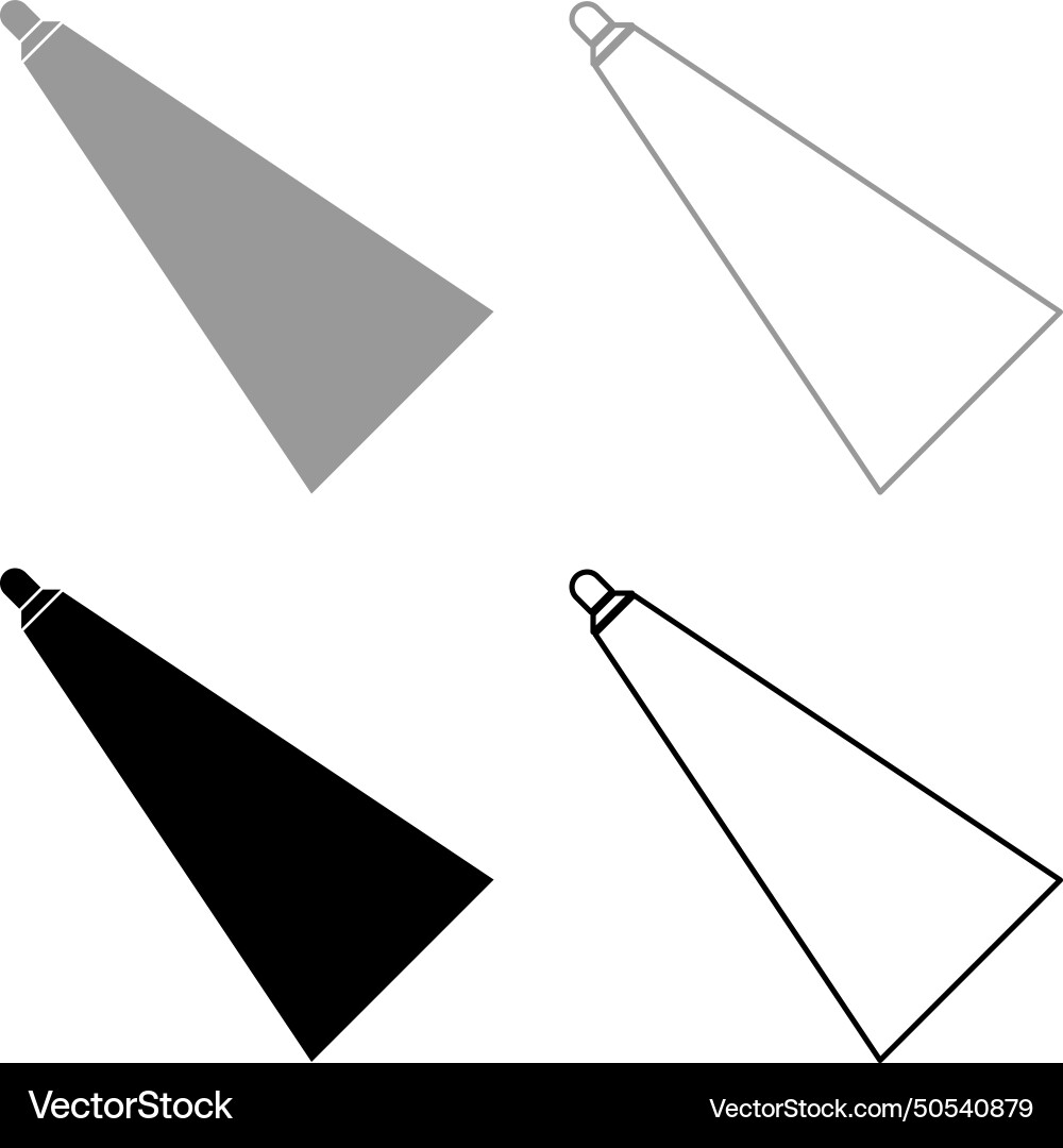 Floodlight light effects searchlight lamp Vector Image