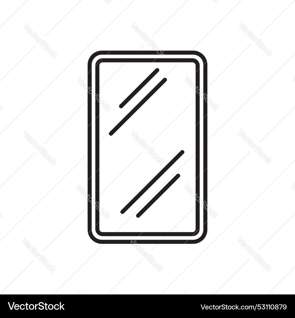 Mirror icon Royalty Free Vector Image - VectorStock