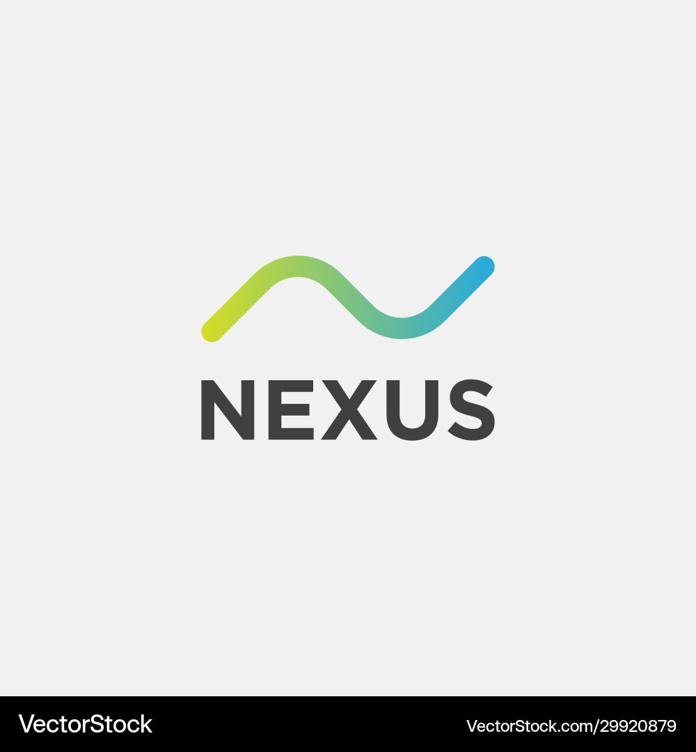 Nexus logo Royalty Free Vector Image - VectorStock