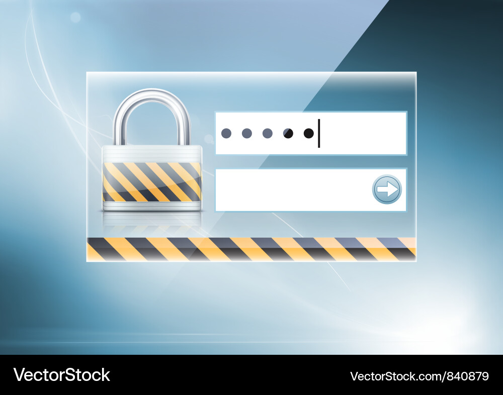 Security concept Royalty Free Vector Image - VectorStock