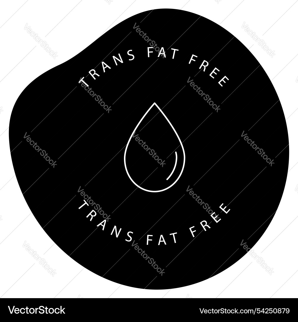 Trans fat environmental risk awareness icon design