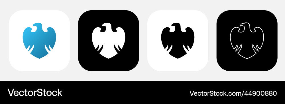 App icon barclays bank Royalty Free Vector Image