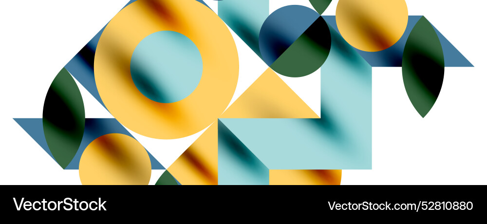 Circle pattern round elements with lines Vector Image