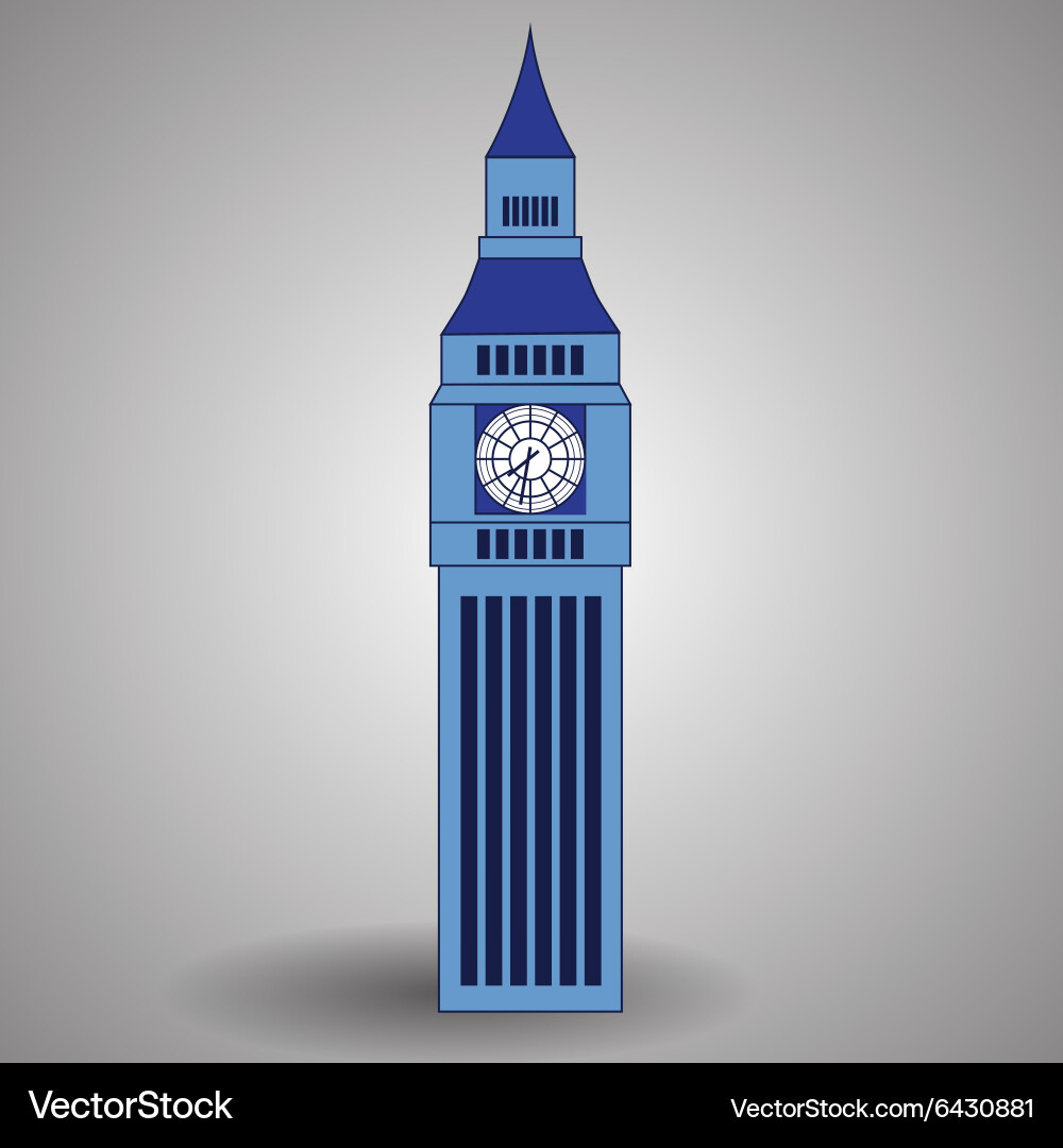 Big ben Royalty Free Vector Image - VectorStock