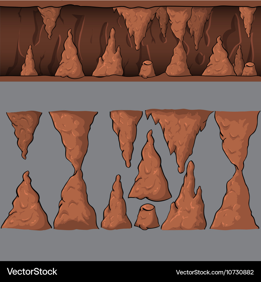 Seamless Stone Texture Cartoon Vector Images (over 1,800)