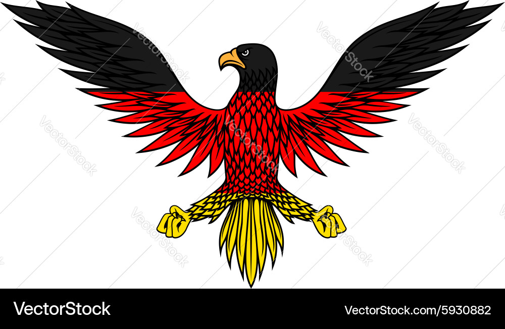 German Eagle Emblem Royalty Free Vector Image - VectorStock