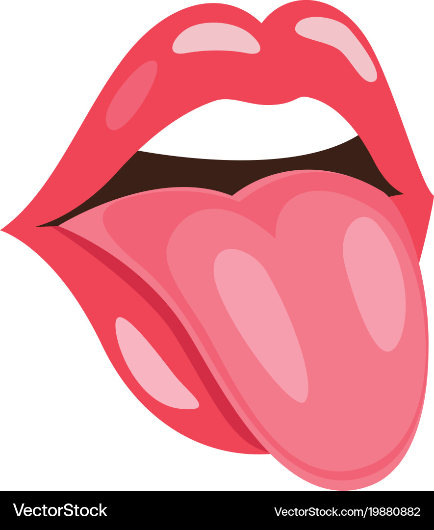 Tongue Royalty Free Vector Image - VectorStock