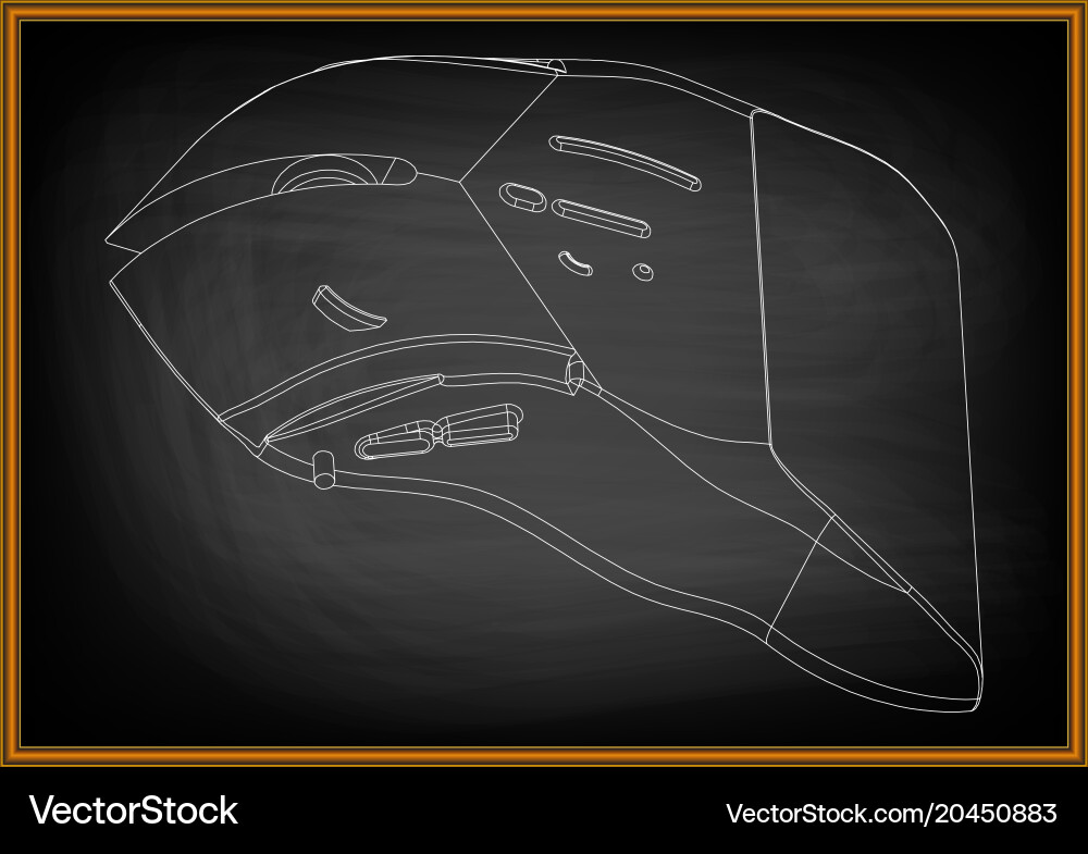 3d model of a mouse Royalty Free Vector Image - VectorStock