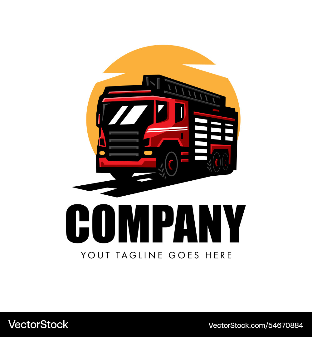 Fire truck Royalty Free Vector Image - VectorStock
