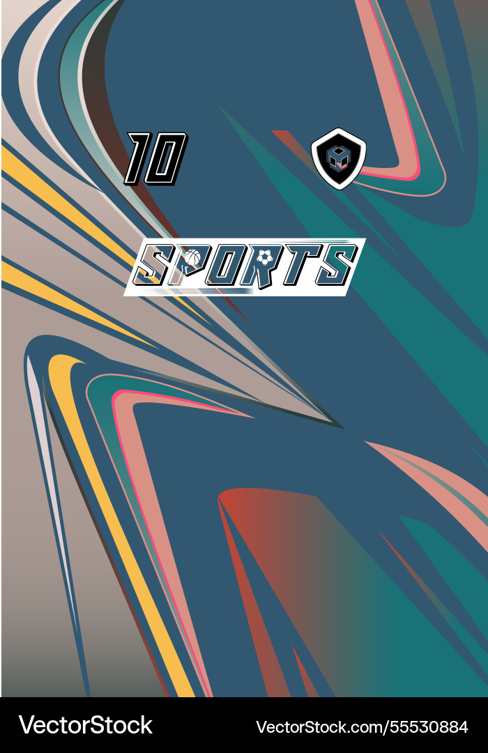 Modern Sportswear Pattern - Soccer Royalty Free Vector Image