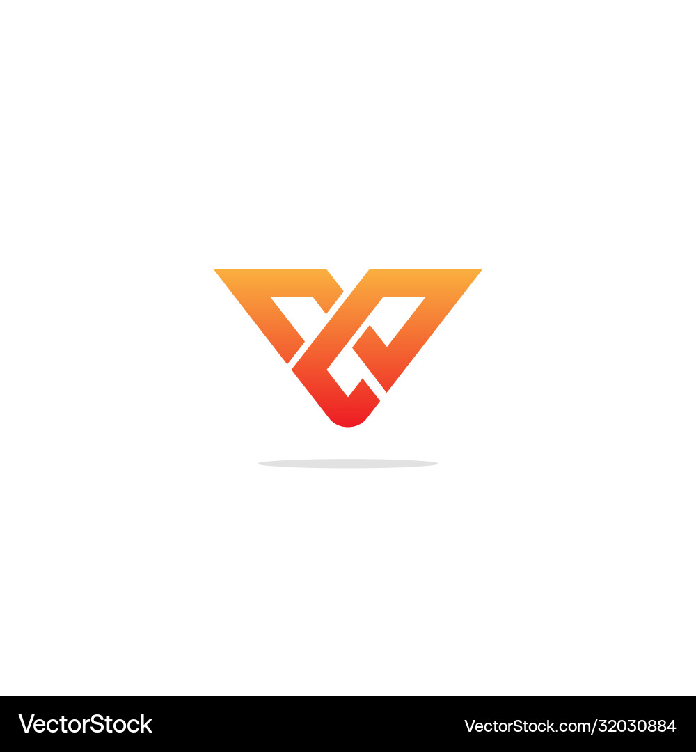 V initial logo Royalty Free Vector Image - VectorStock