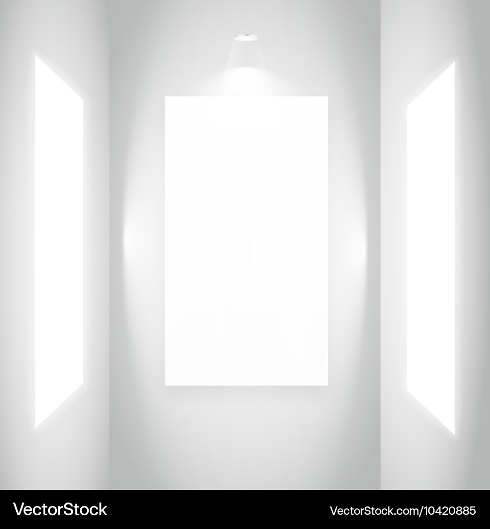 Display presentation mockup Royalty Free Vector Image