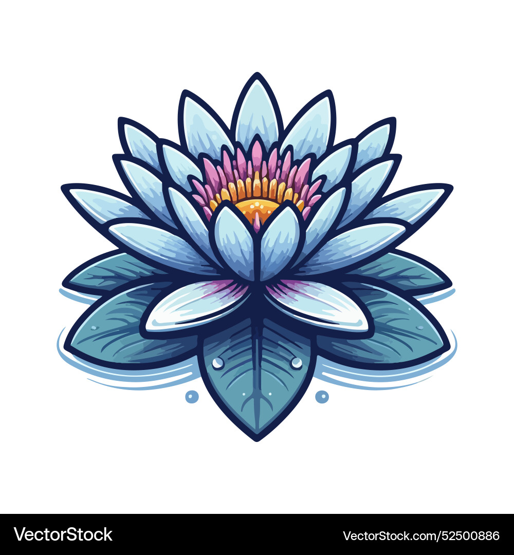 Lotus Royalty Free Vector Image - VectorStock