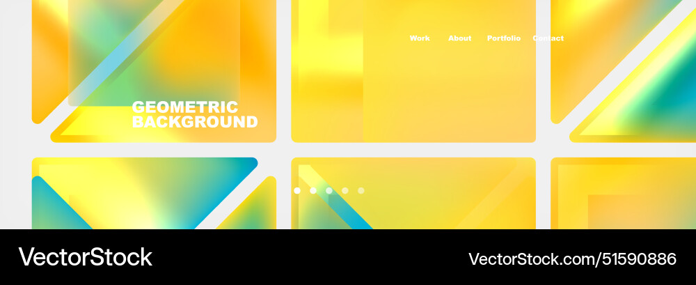 Triangle minimal web site page background design Vector Image