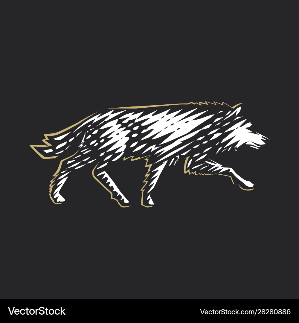 Wolf Royalty Free Vector Image - VectorStock