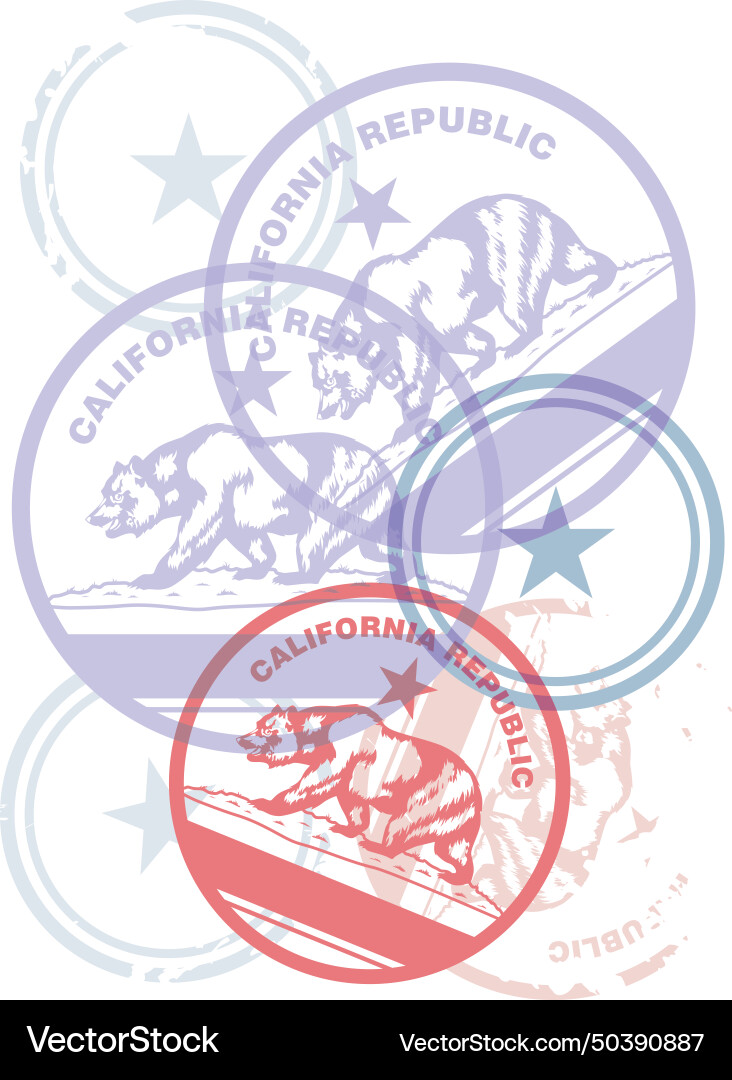 California Royalty Free Vector Image - VectorStock