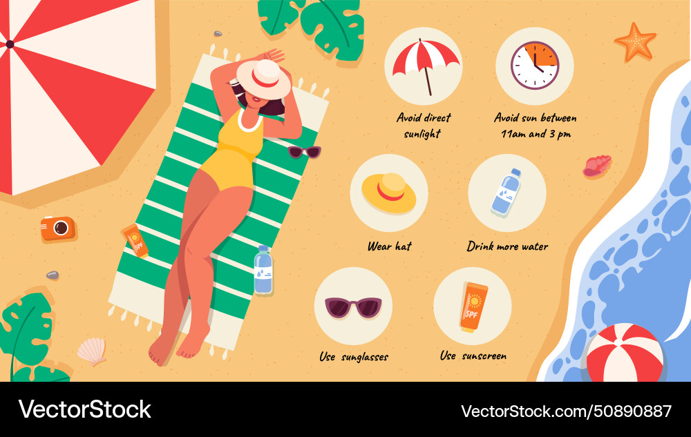 Cartoon Sun Tan Vector Images (over 2,800)