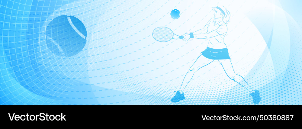 Tennis themed background Royalty Free Vector Image