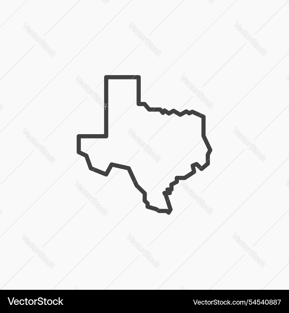Texas icon Royalty Free Vector Image - VectorStock