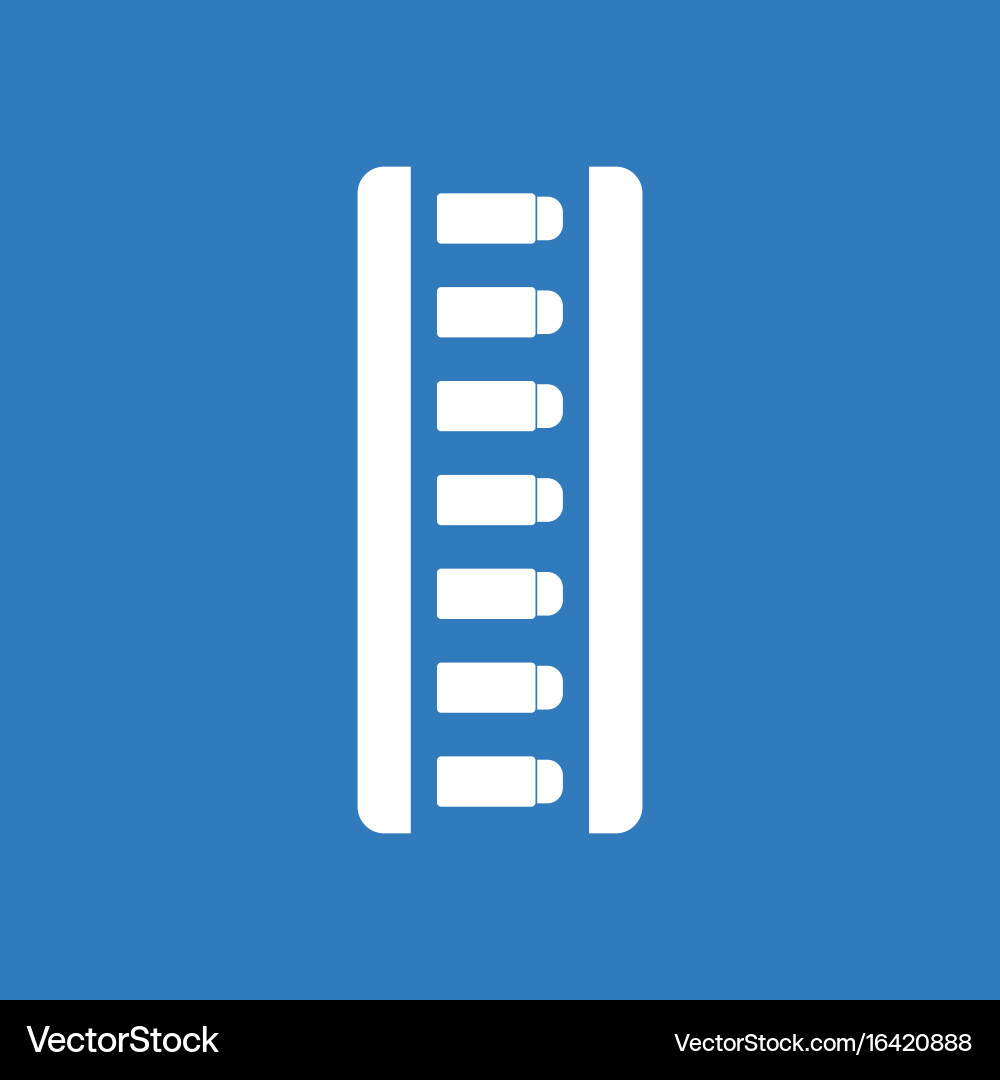 Icon magazine with bullets Royalty Free Vector Image