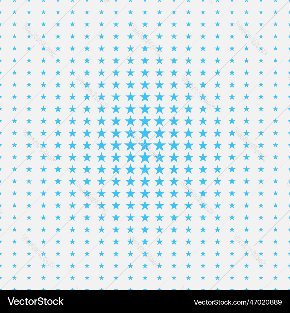 Halftone star texture pattern gradient Royalty Free Vector
