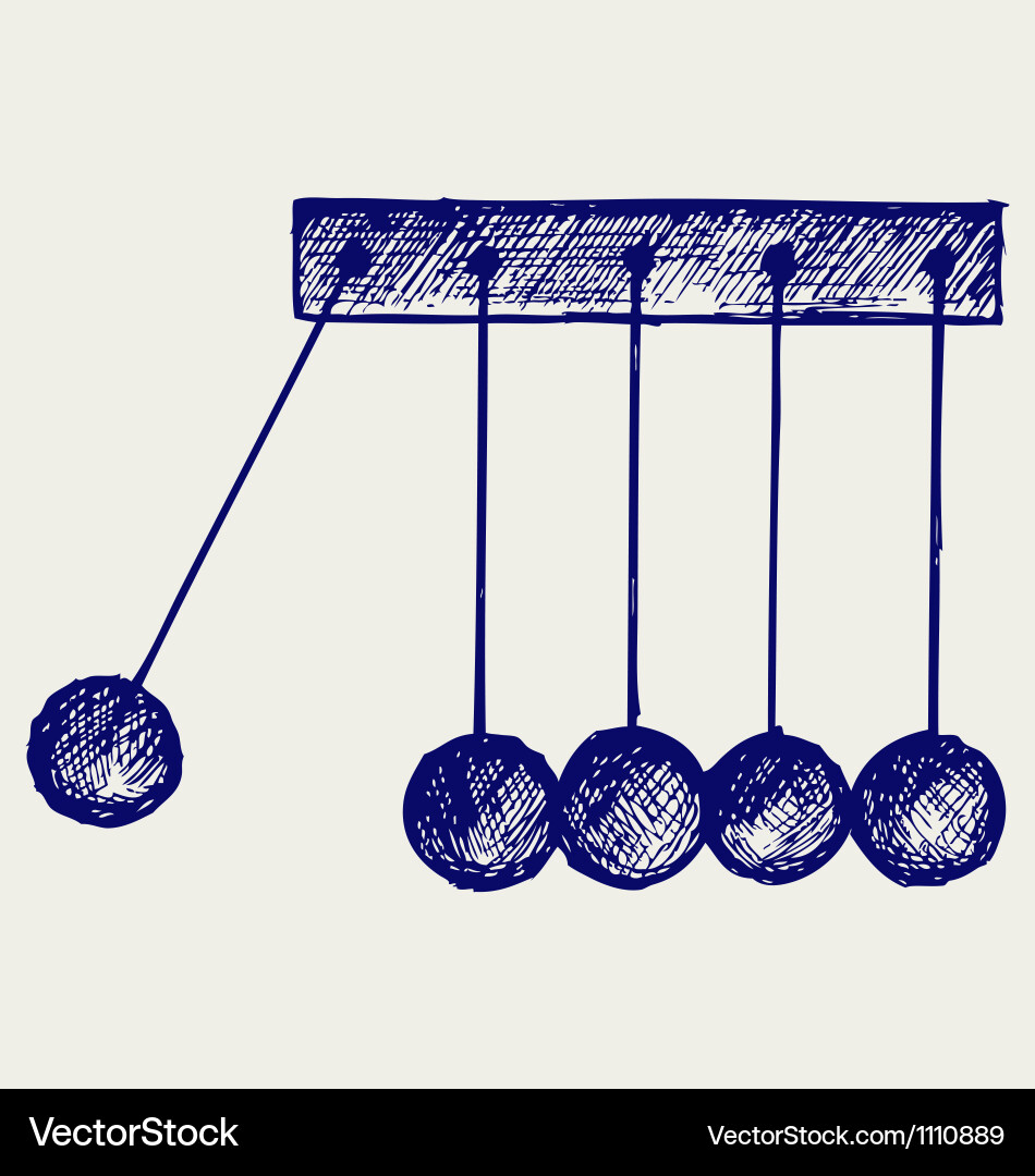 Hanging balls Royalty Free Vector Image - VectorStock