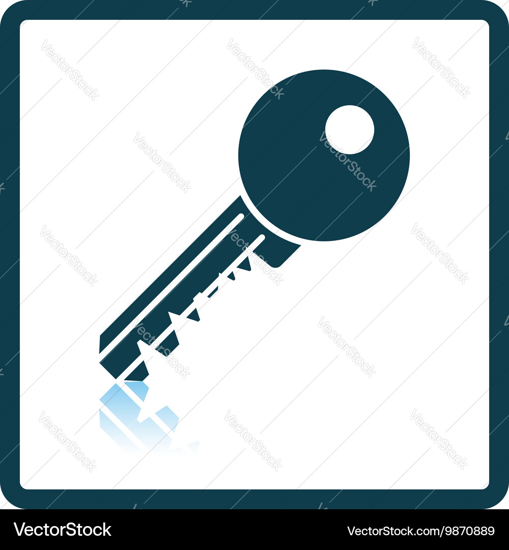 Icon of key Royalty Free Vector Image - VectorStock