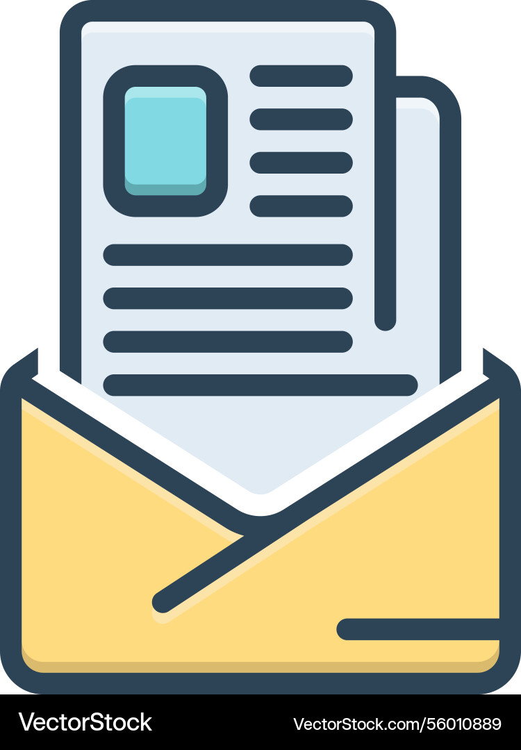 Newsletter Royalty Free Vector Image - VectorStock