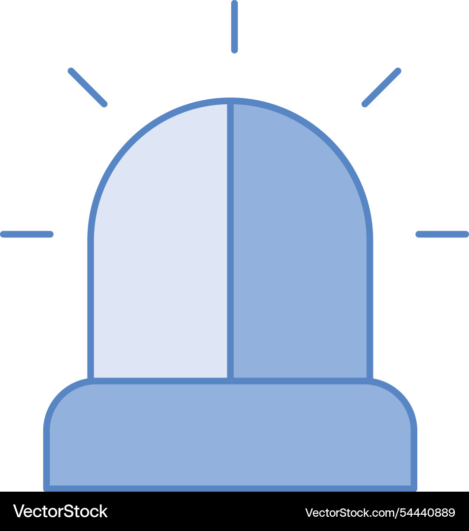 Security siren alert Royalty Free Vector Image