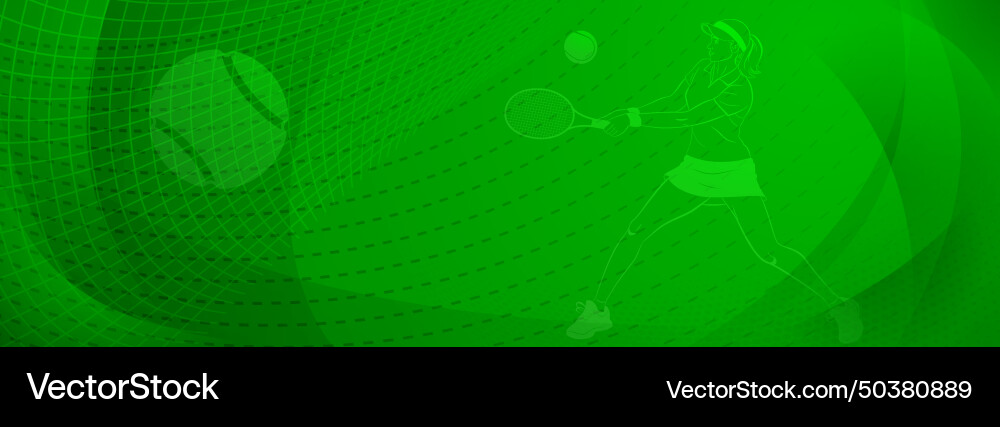 Tennis themed background Royalty Free Vector Image