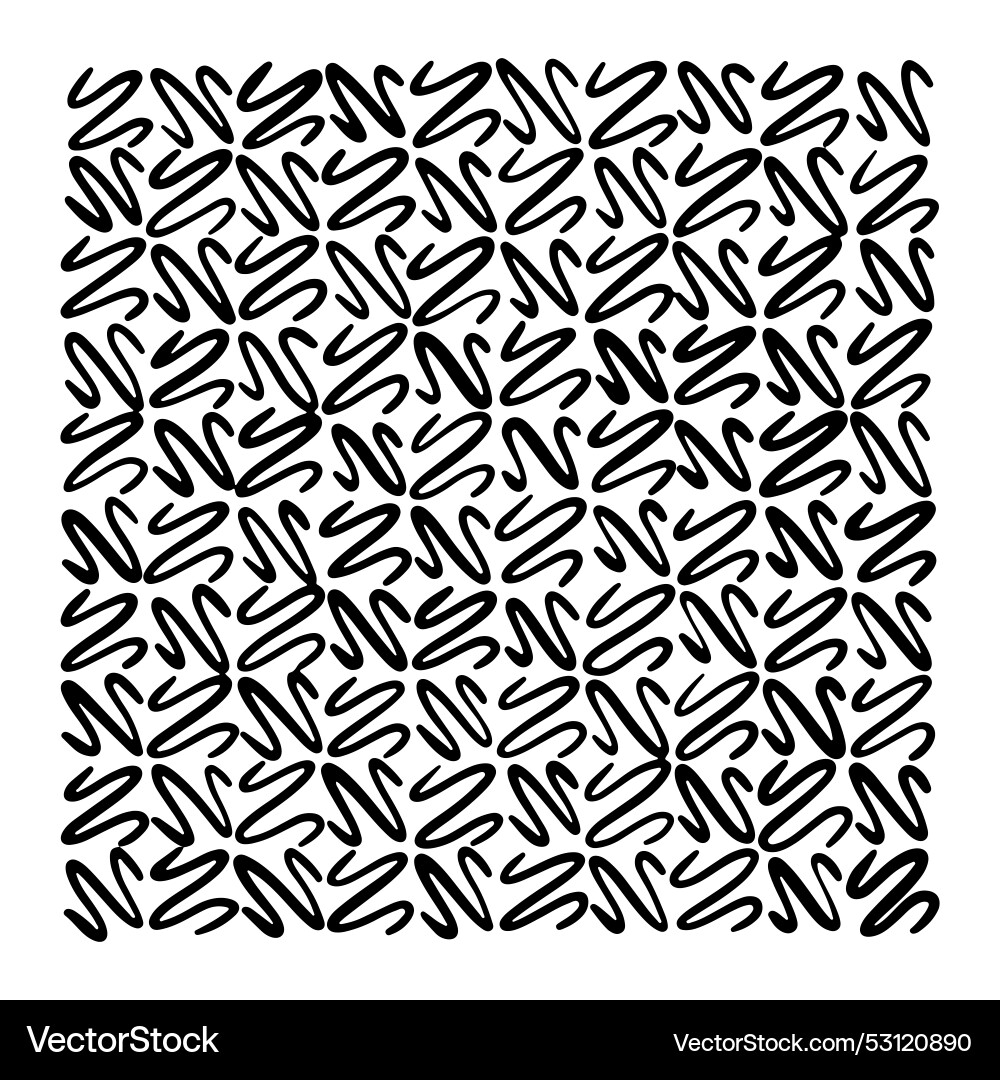 Abstract black and white scribble pattern design – Royalty-Free Vector | VectorStock