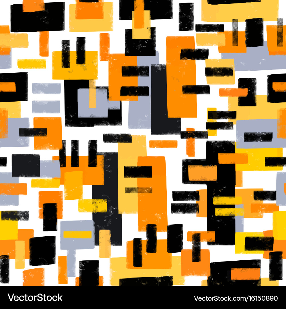Paint strokes seamless pattern Royalty Free Vector Image
