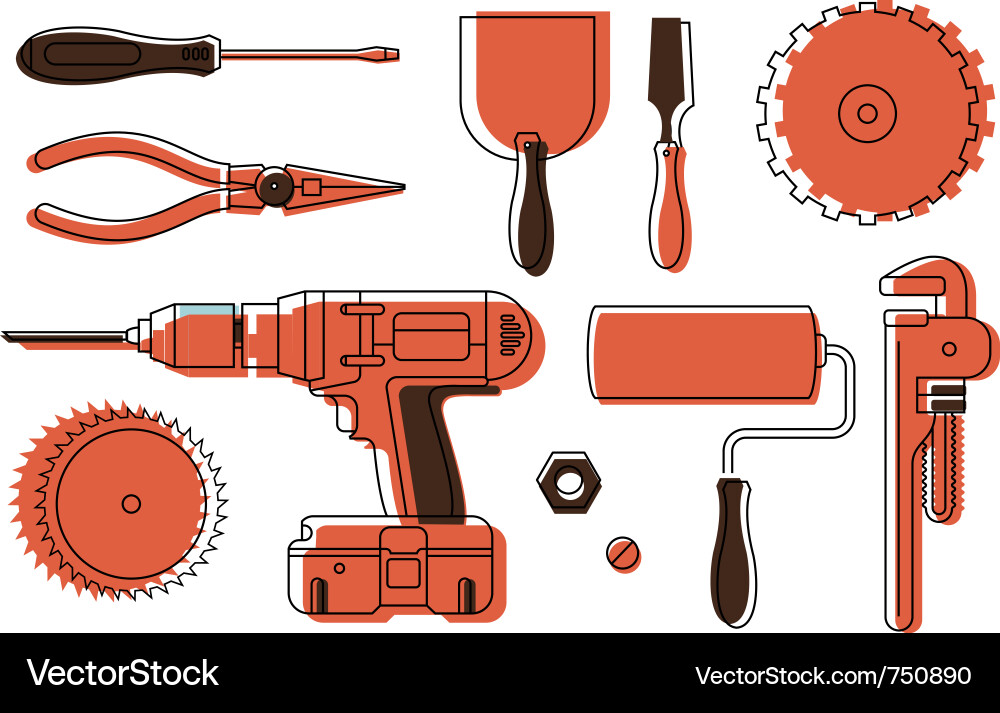 Tools Royalty Free Vector Image - VectorStock