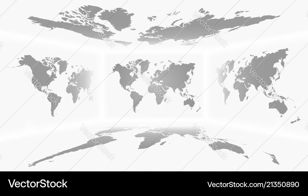 World Map Background Royalty Free Vector Image