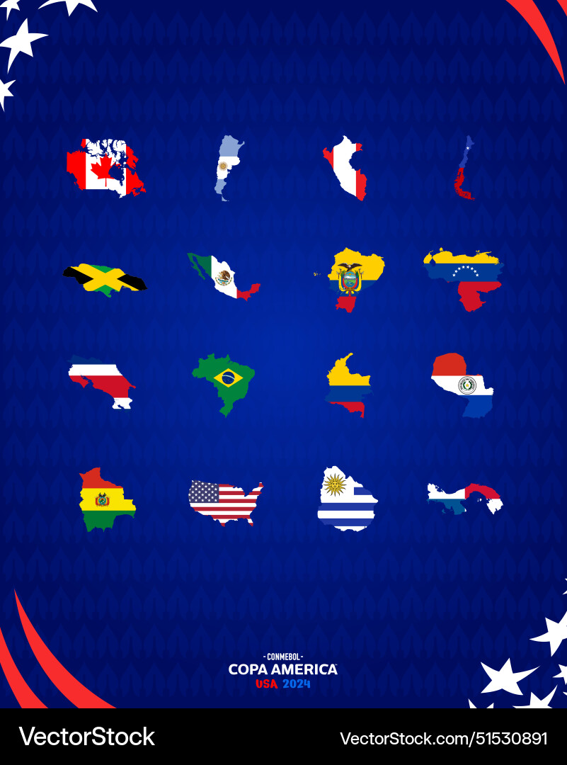 Copa-america4 Royalty Free Vector Image - VectorStock