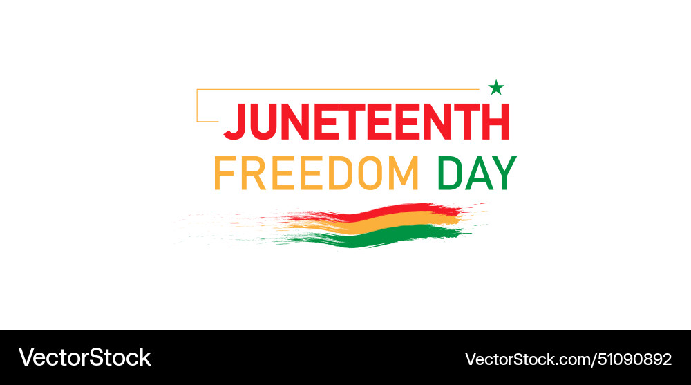 Celebrating juneteenth a stunning visual tribute Vector Image
