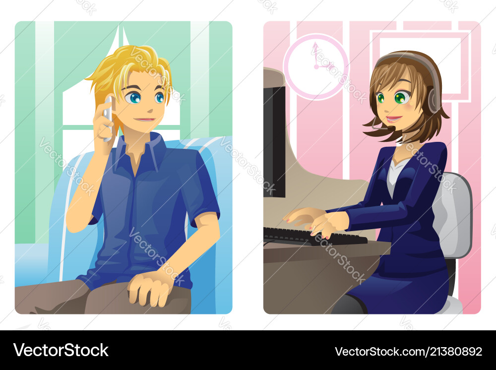 Customer service Royalty Free Vector Image - VectorStock