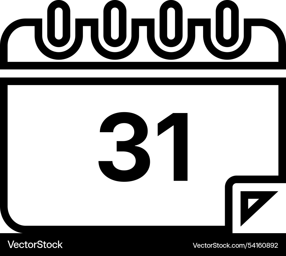 Kalender Icon Design Vorlage isoliert Lizenzfreier Vektor