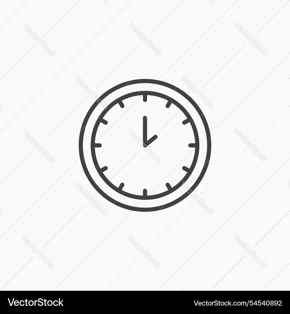 Time icon Royalty Free Vector Image - VectorStock
