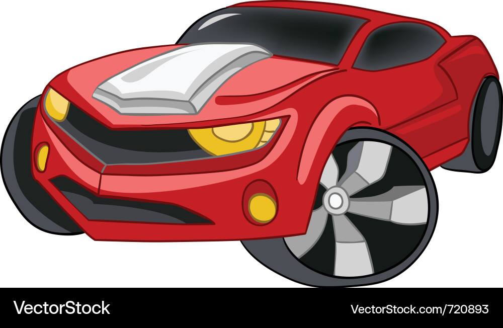 Cartoon car Royalty Free Vector Image - VectorStock
