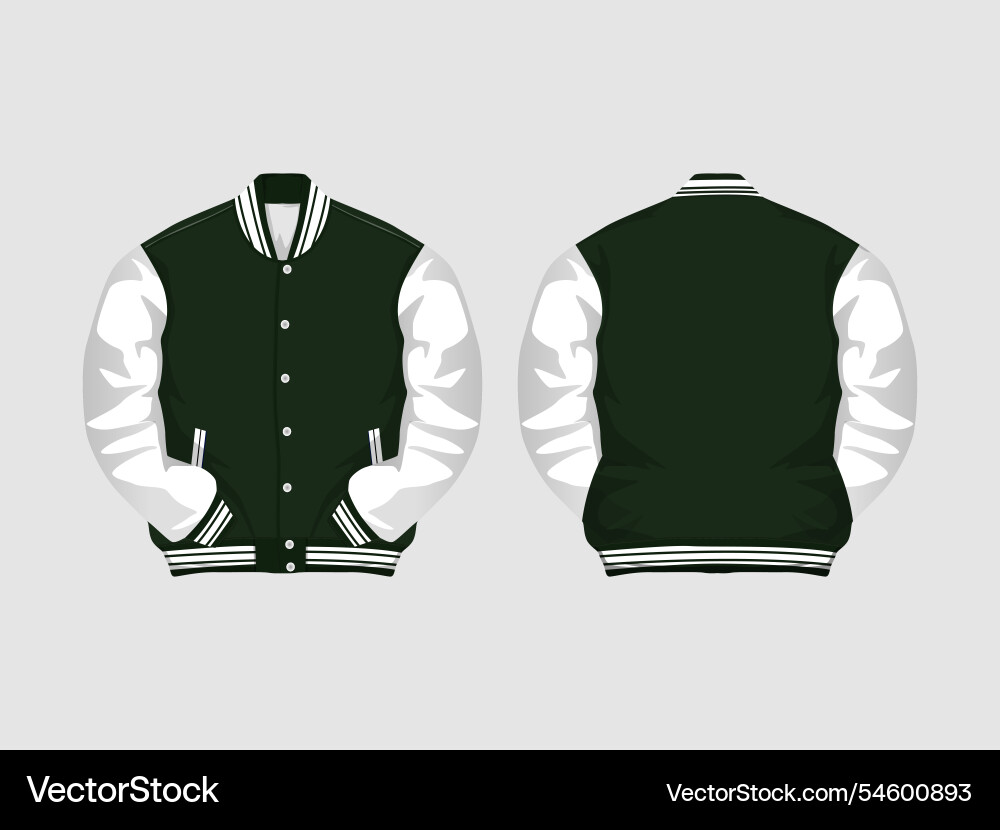 Varsity jacket Royalty Free Vector Image - VectorStock